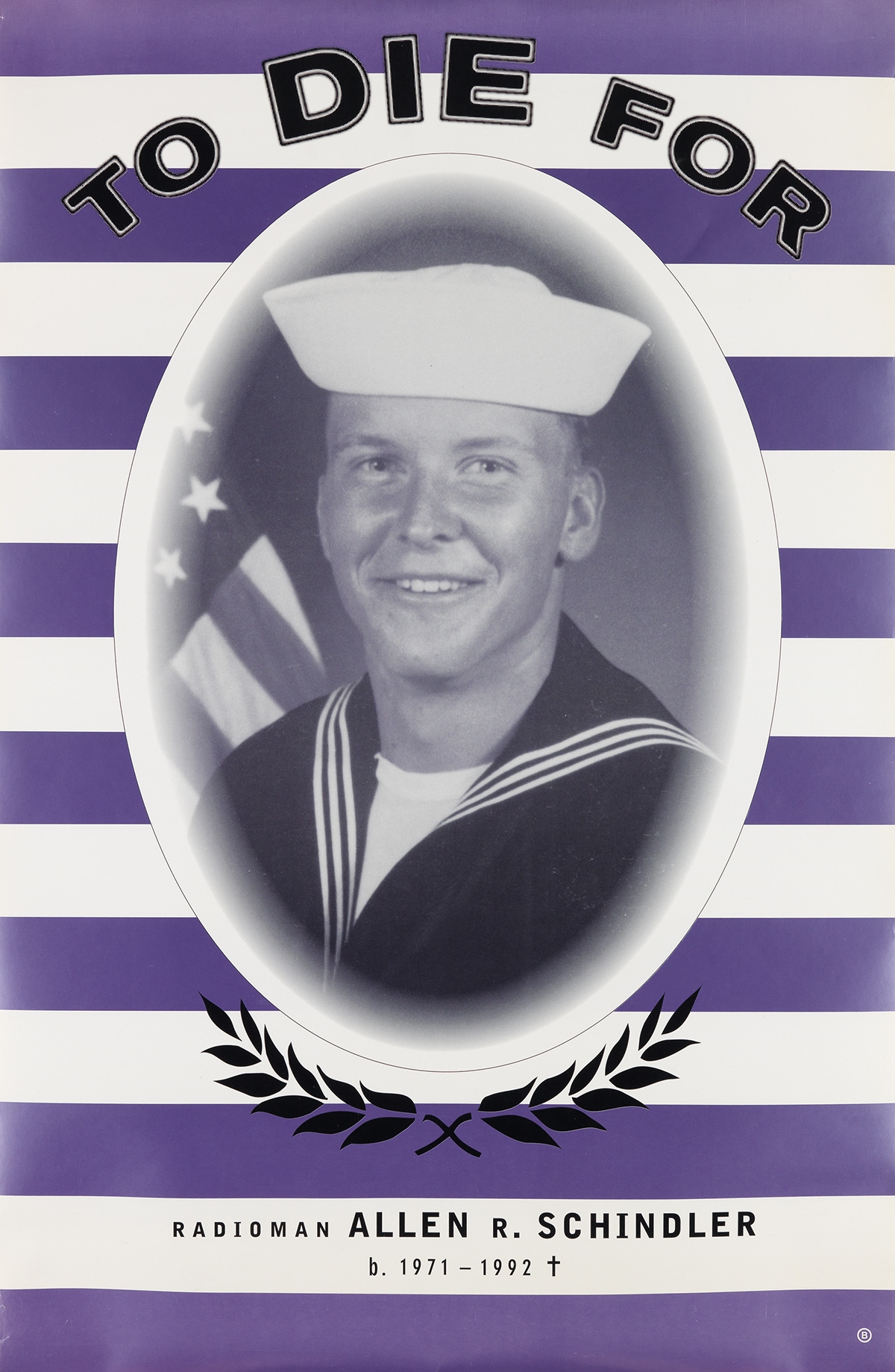 Donald Moffett | Allen R. Schindler (1993) | MutualArt