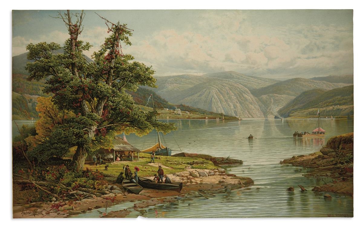 Andrew Melrose | Lake George. (1880) | MutualArt