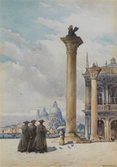 George Stratton Ferrier | St. Mark's Square (1896) | MutualArt