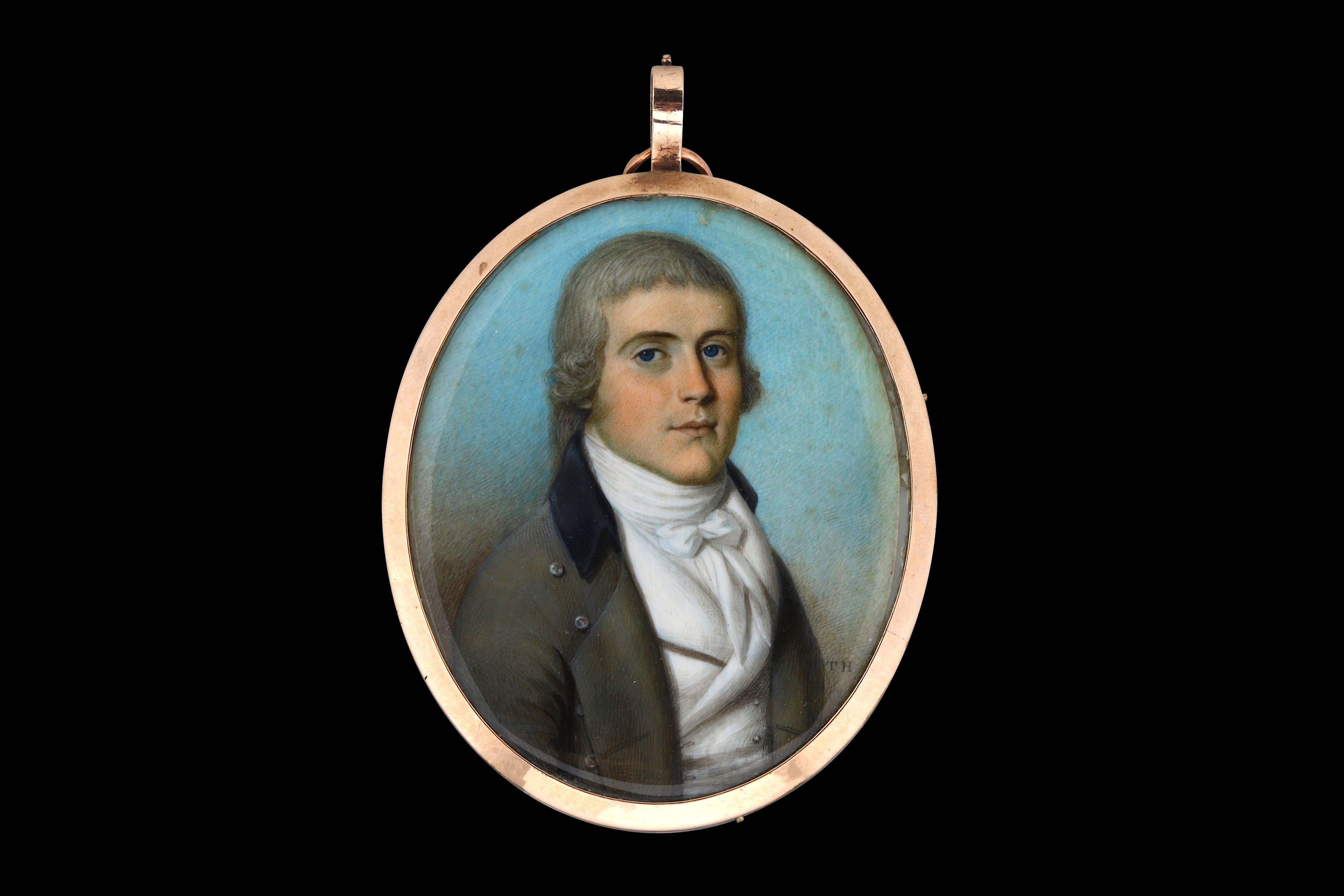 Thomas Hazlehurst | A portrait miniature of a lady wearing a white ...