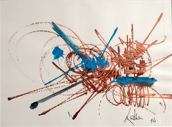 Georges Mathieu | Untitled Composition (1994) | MutualArt