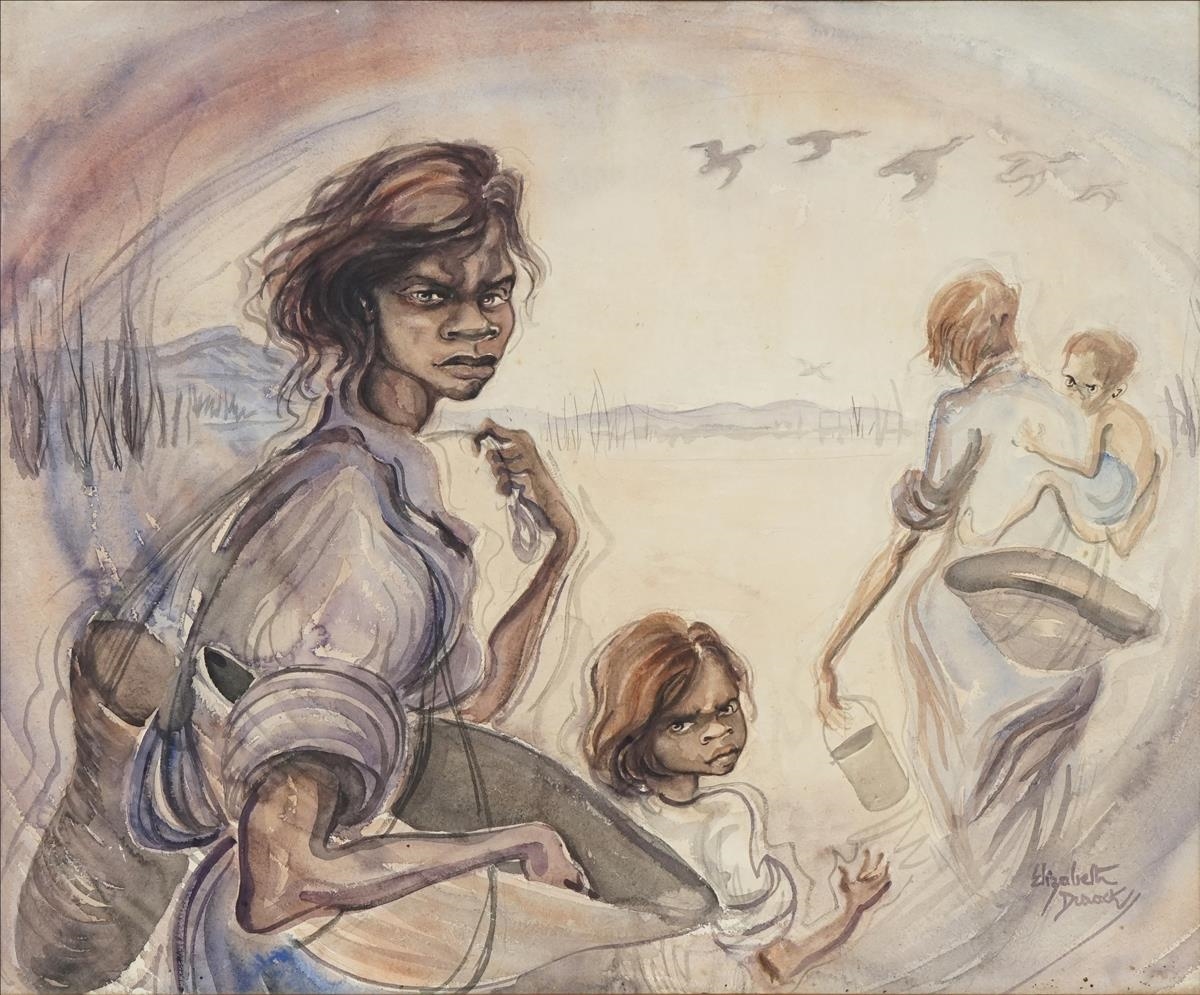 Elizabeth Durack | Aboriginal Family | MutualArt