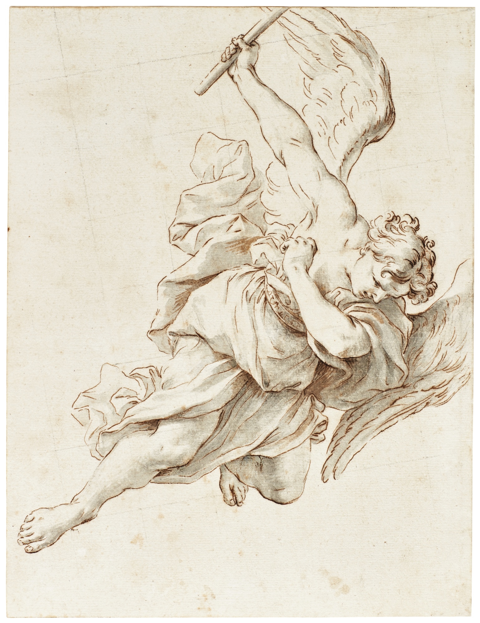 Flying Angel Painting