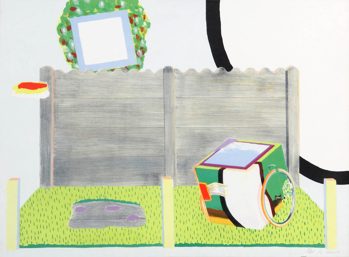 Roger Raveel | Tuin met karretje om de hemel te vervoeren (1971 ...