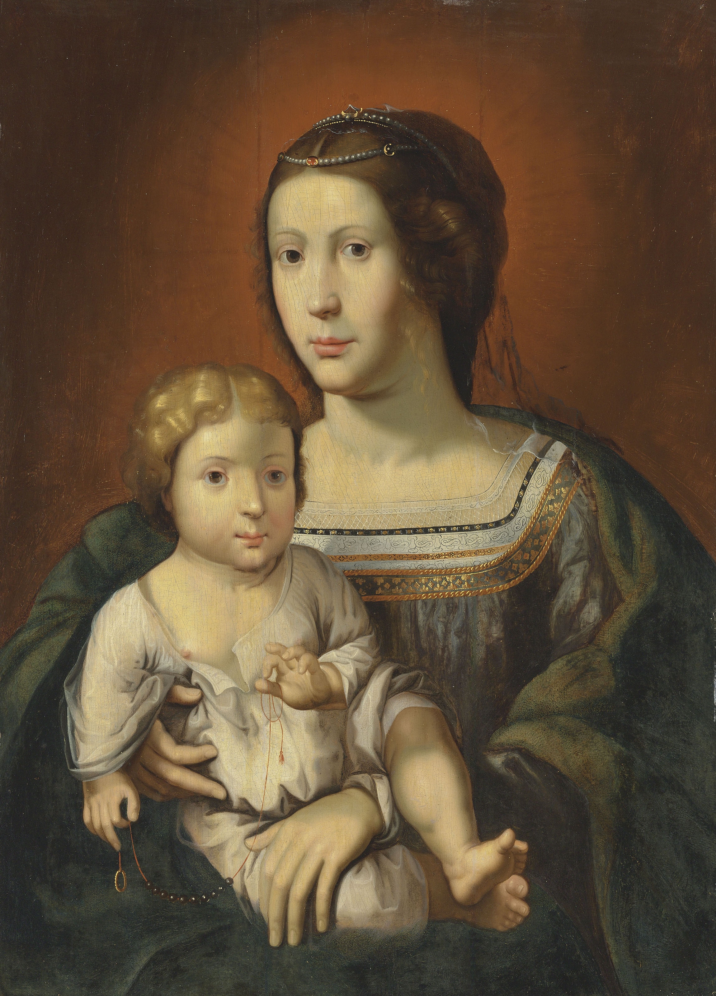 Jan Gossaert | The Virgin and Child | MutualArt