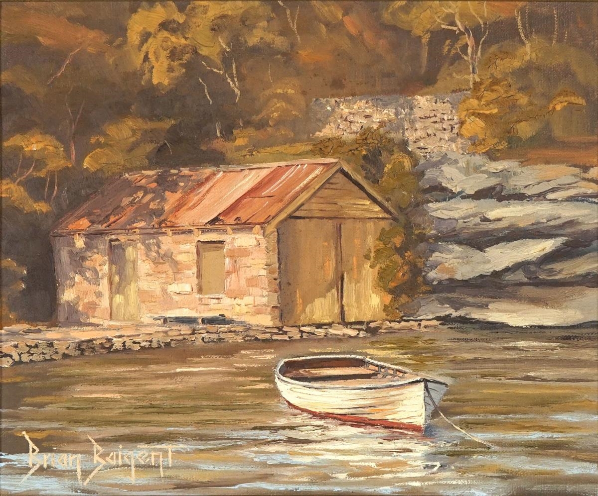 Brian Baigent | Stone Boatshed, Hunters Hill | MutualArt