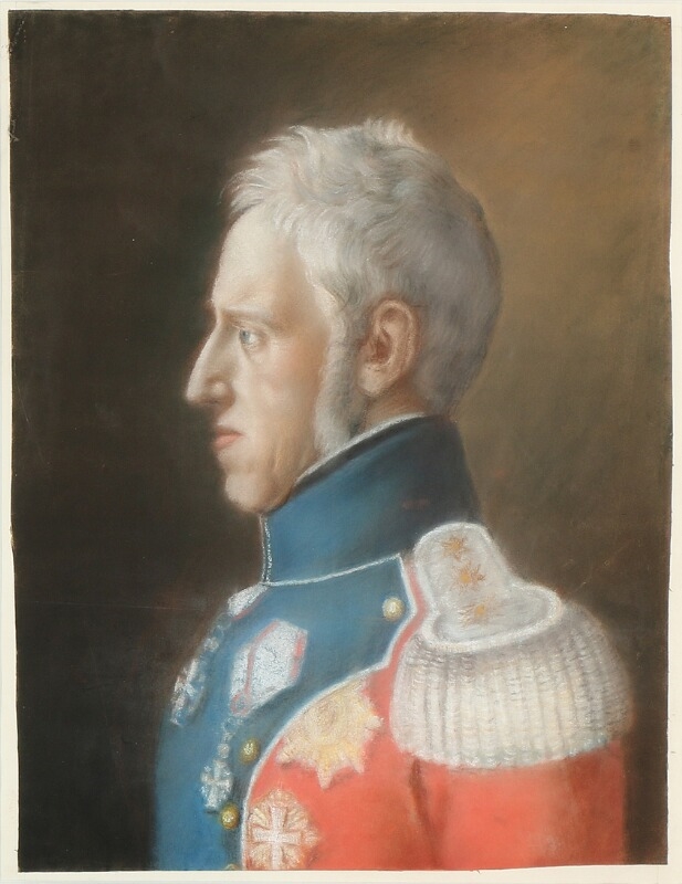 Christoffer Wilhelm Eckersberg | Portrait of Danish king Frederik VI ...