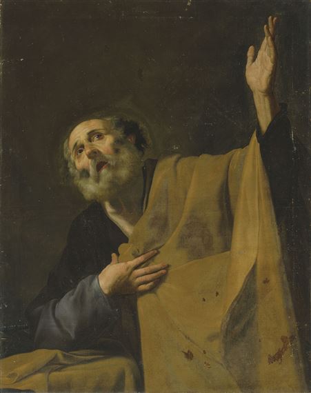 Jusepe de Ribera | The Penitent Saint Peter | MutualArt