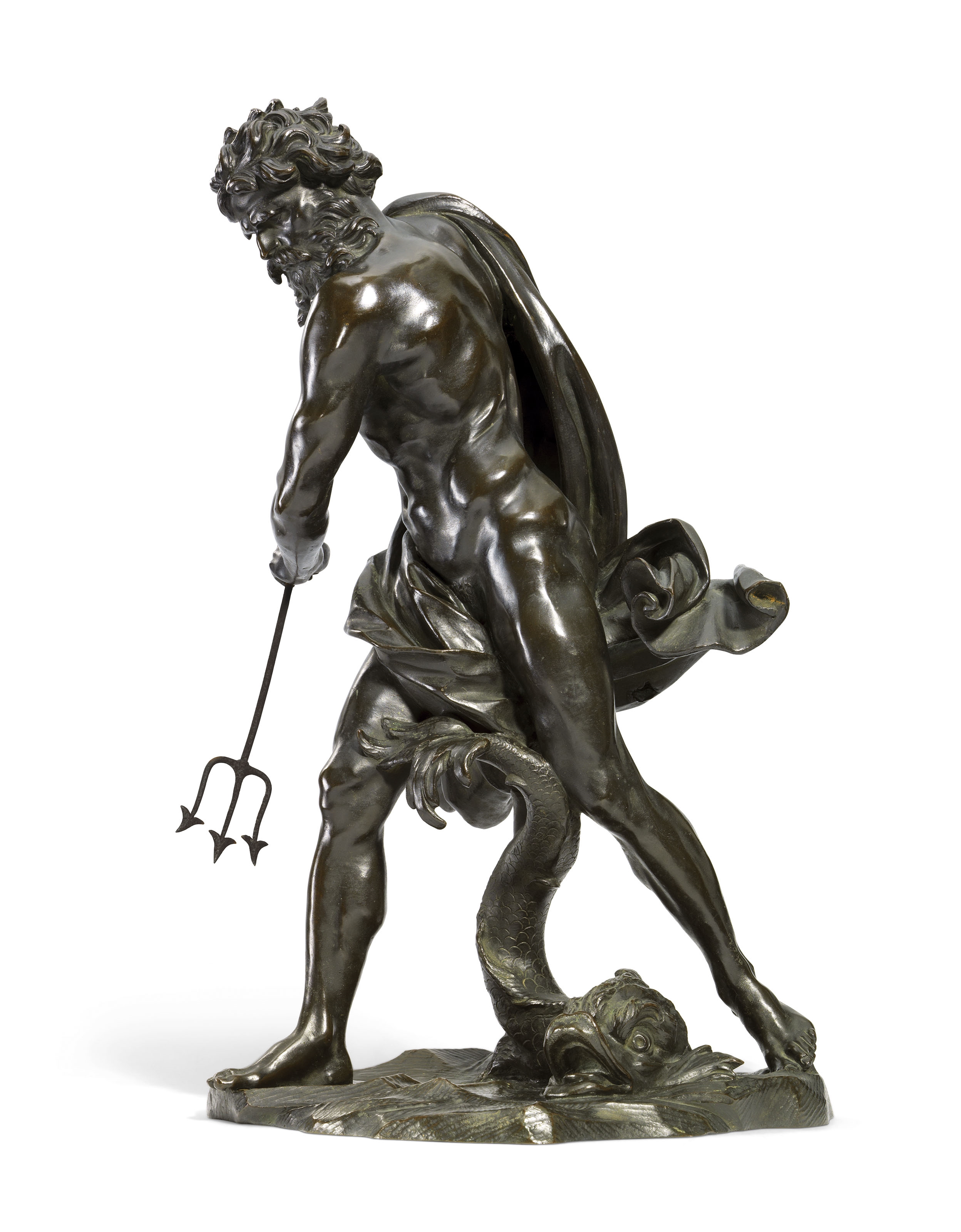 Gian Lorenzo Bernini | A BRONZE FIGURE OF NEPTUNE | MutualArt