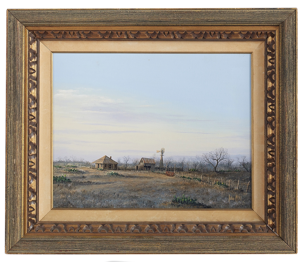 Arthur Mccall | Windmill on a Texas Ranch | MutualArt