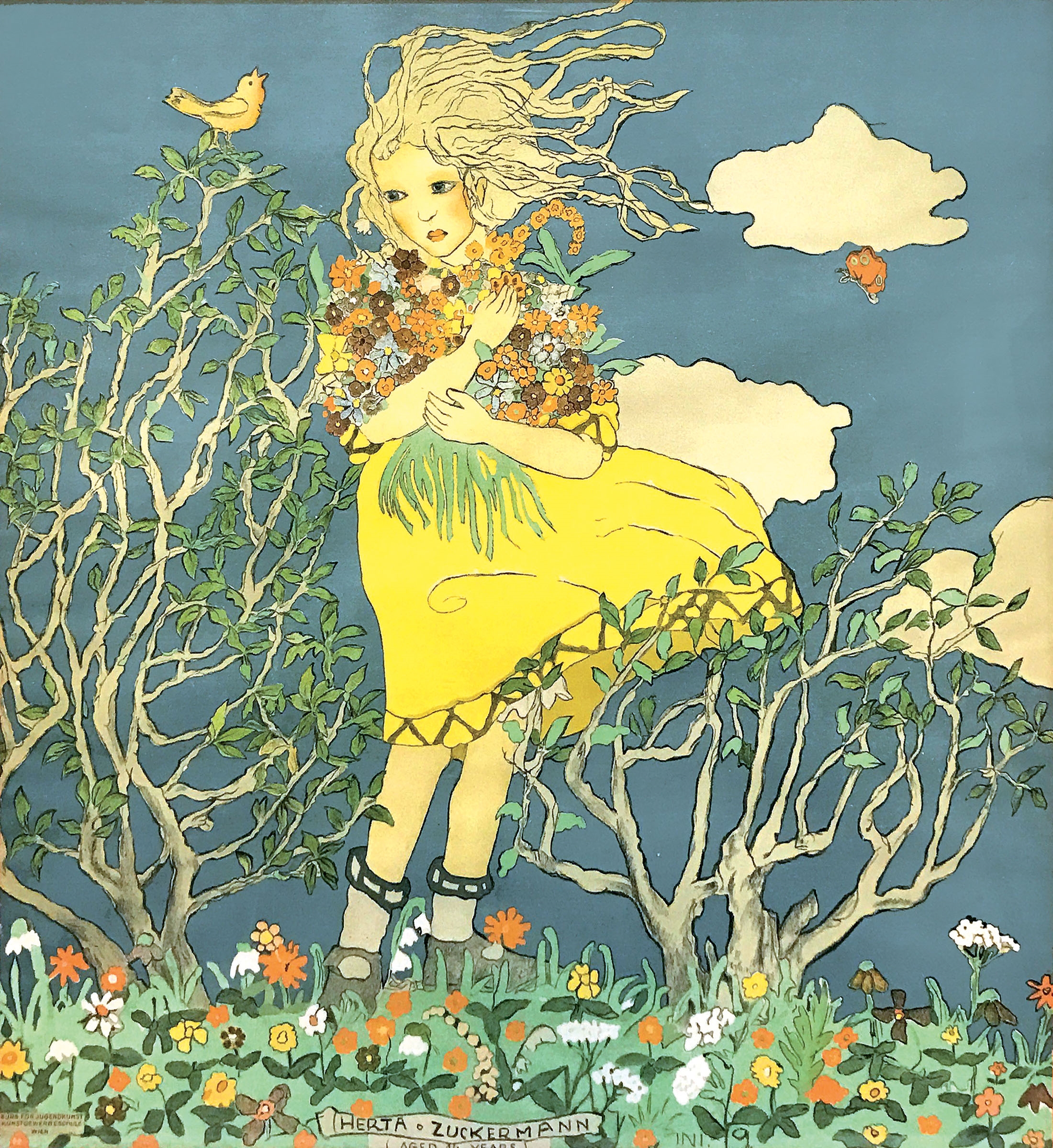 Franz Cizek | HERTA ZUCKERMANN AGED 14 YEARS (Circa 1920) | MutualArt