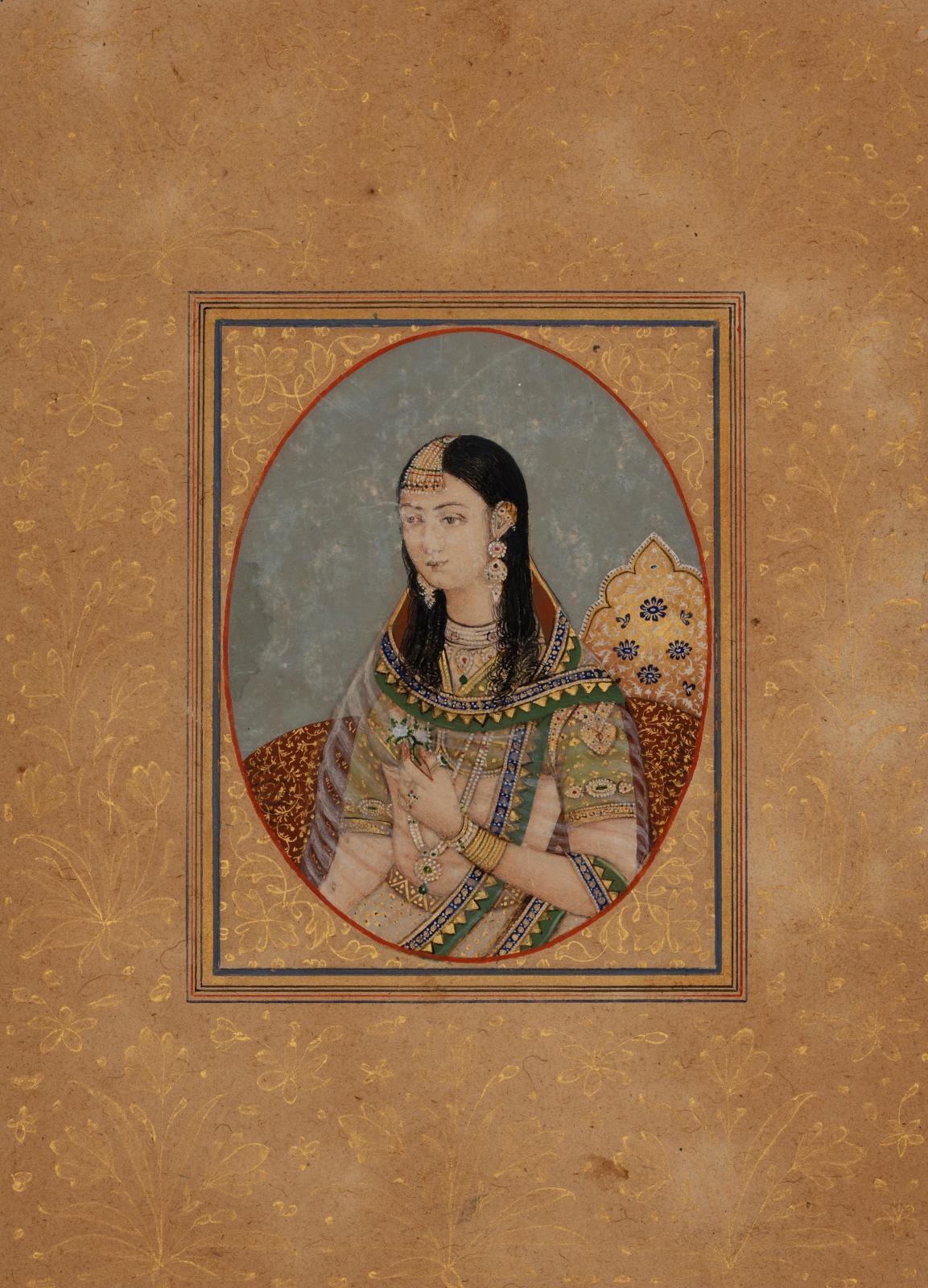 Indian School, 20th Century | Portrait of Mumtaz Mahal | MutualArt
