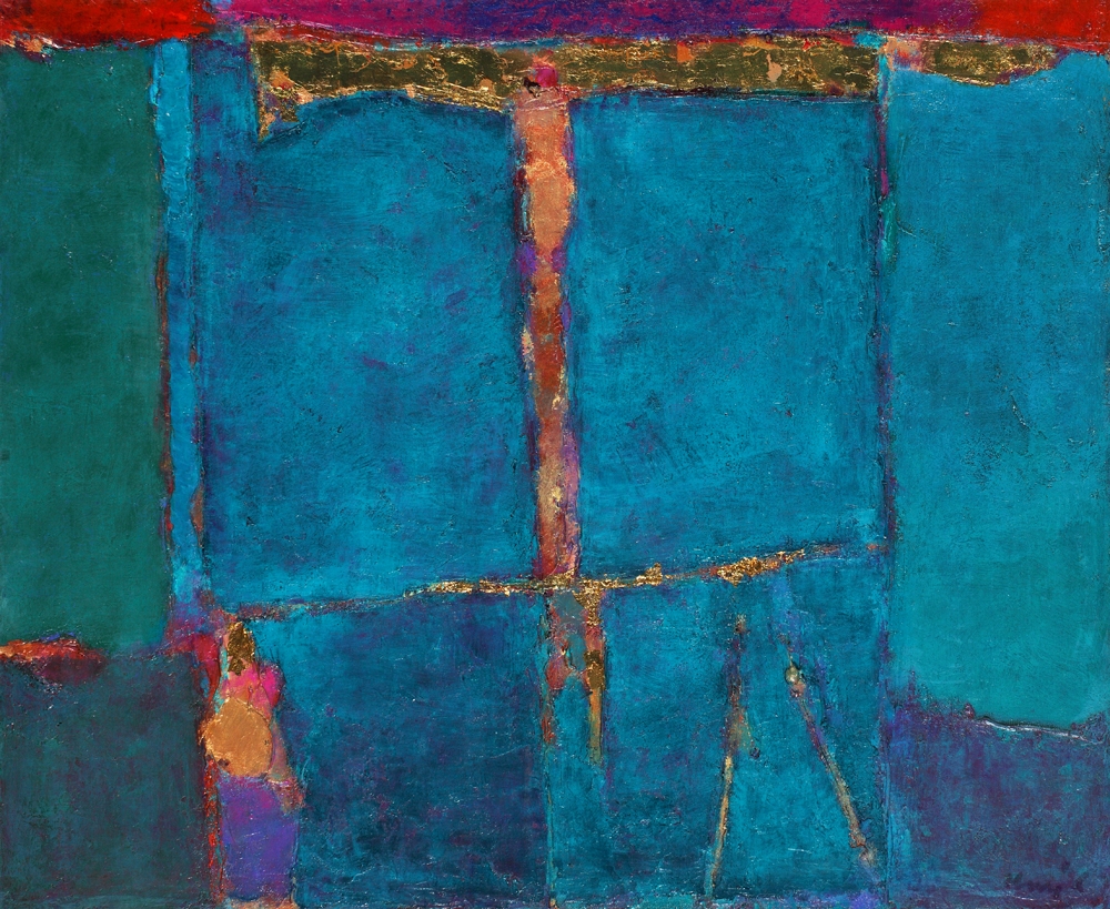 Umi Dachlan | Tourqudist Plain With Golden Leaves Accent (1993) | MutualArt