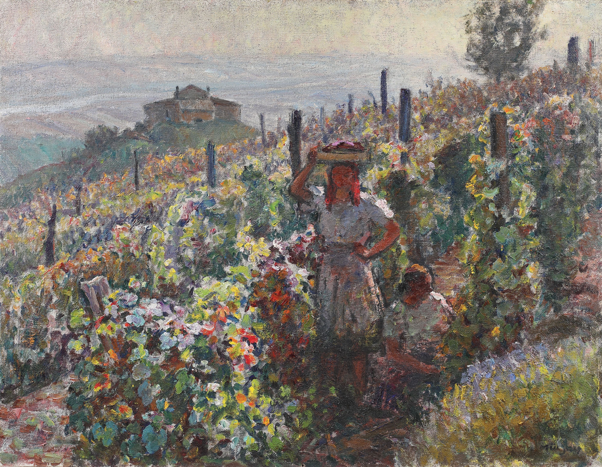 Samuel Mutzner | Țărăncuțe în vie | MutualArt