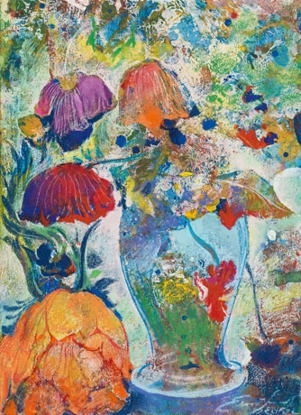 Ernst Fuchs | Floral Still Life (2012) | MutualArt