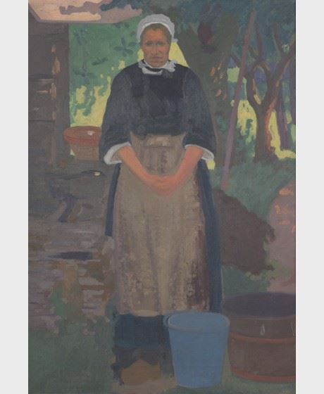 Juho Rissanen | At the well (1913) | MutualArt