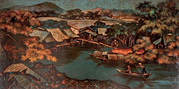 Tran Van Ha | Paysage lacustre | MutualArt