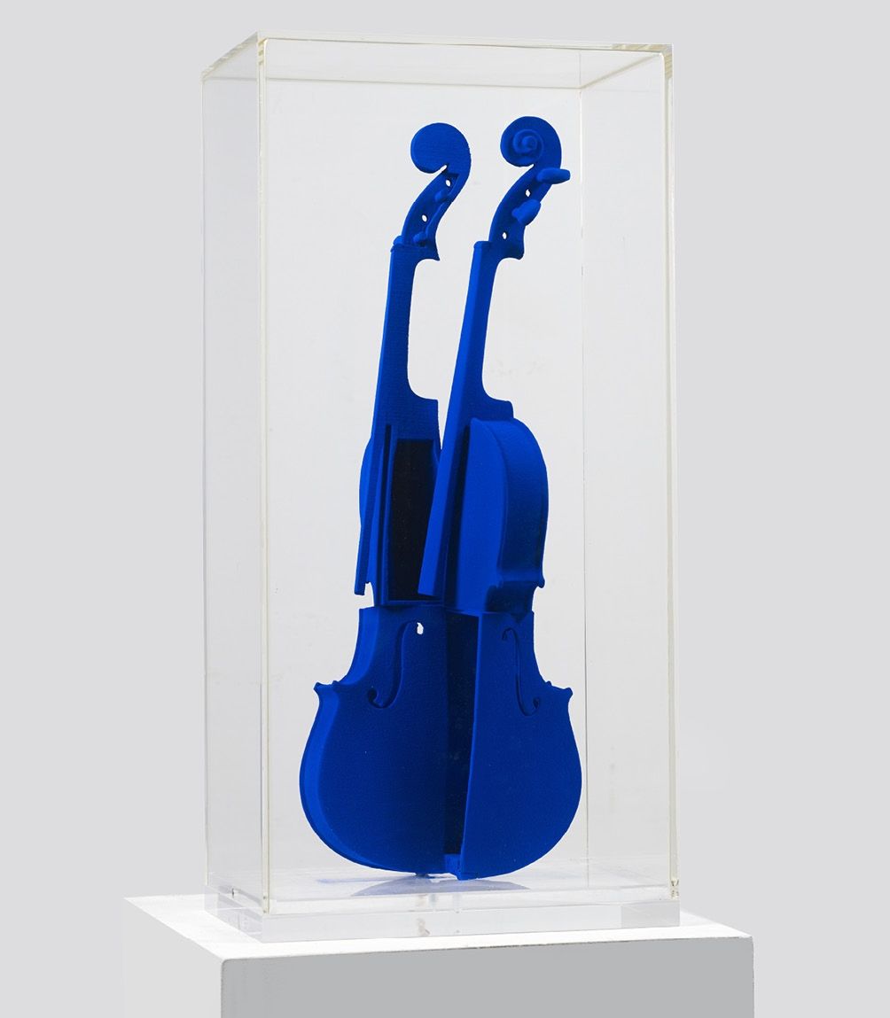 Fernandez Arman | Cintra (Hommage a Yves Klein) (1996) | MutualArt