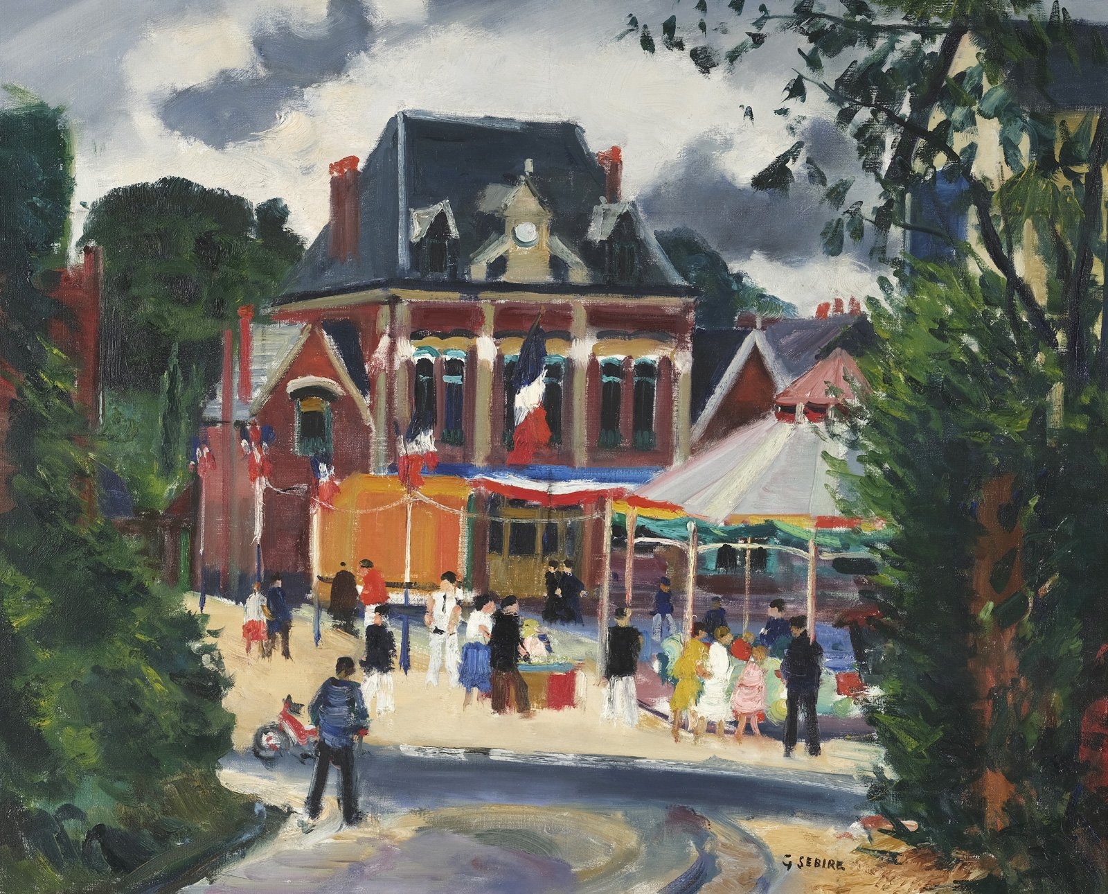 Gaston Sébire | Le manège | MutualArt