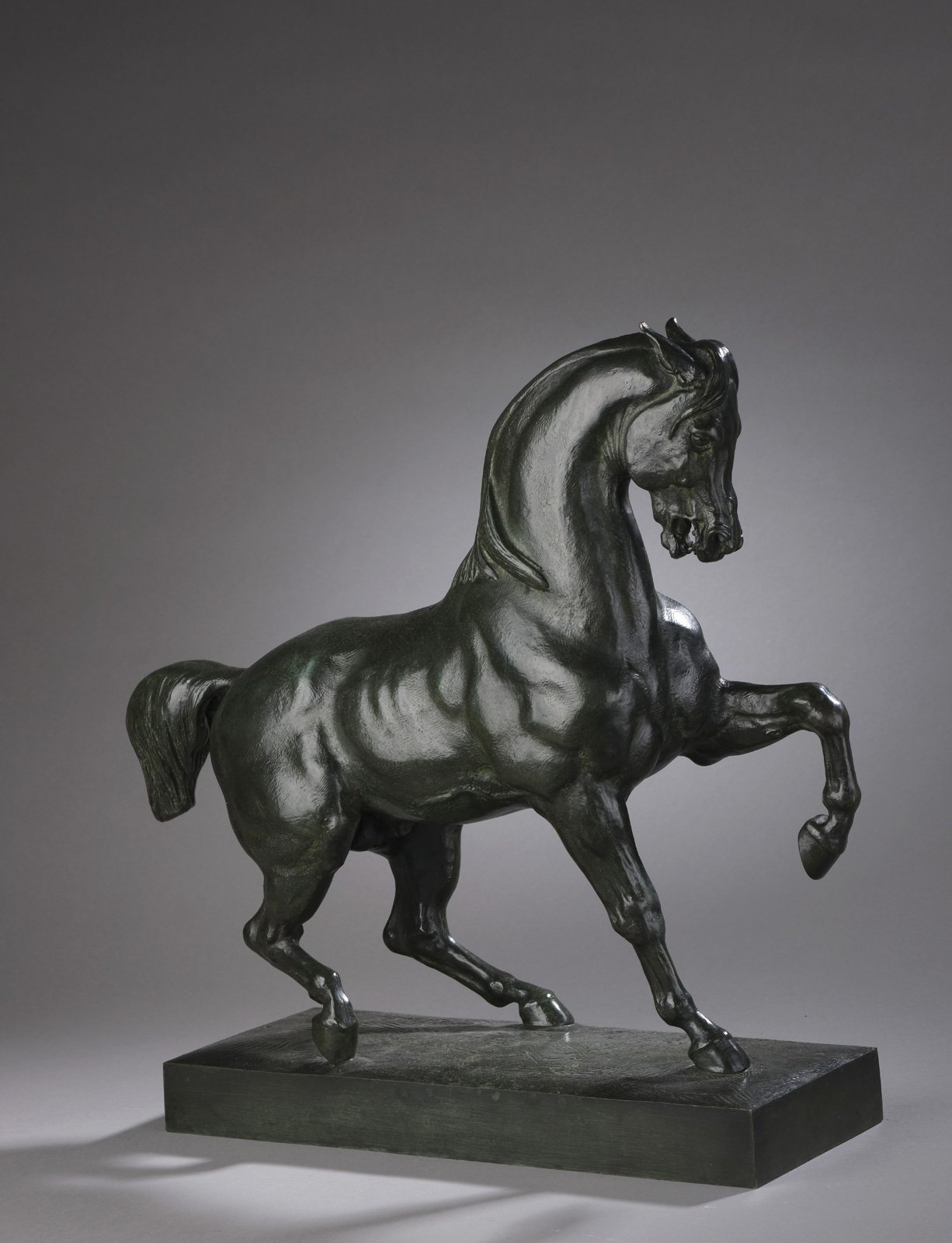 Antoine-Louis Barye | Cheval Turc n°1 - antérieur gauche levé, terrasse ...