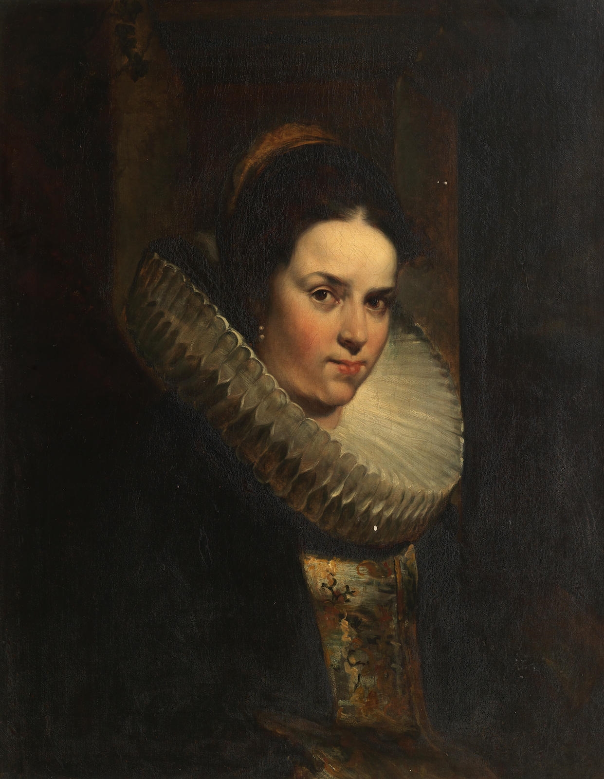 British School, 19th Century | Lady in a Ruff Collar | MutualArt