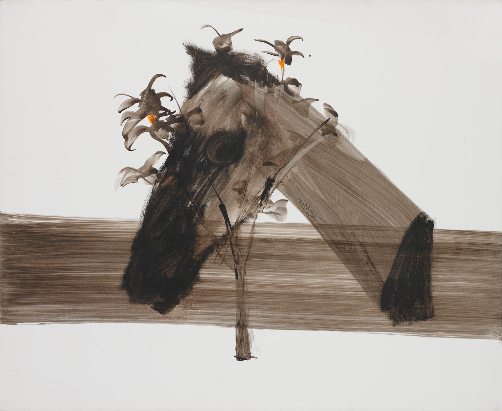 Sidney Nolan | Face and Flowers | MutualArt