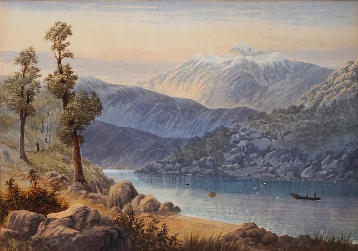 Tom Peerless | Fishing in Lake Wakatipu, New Zealand | MutualArt