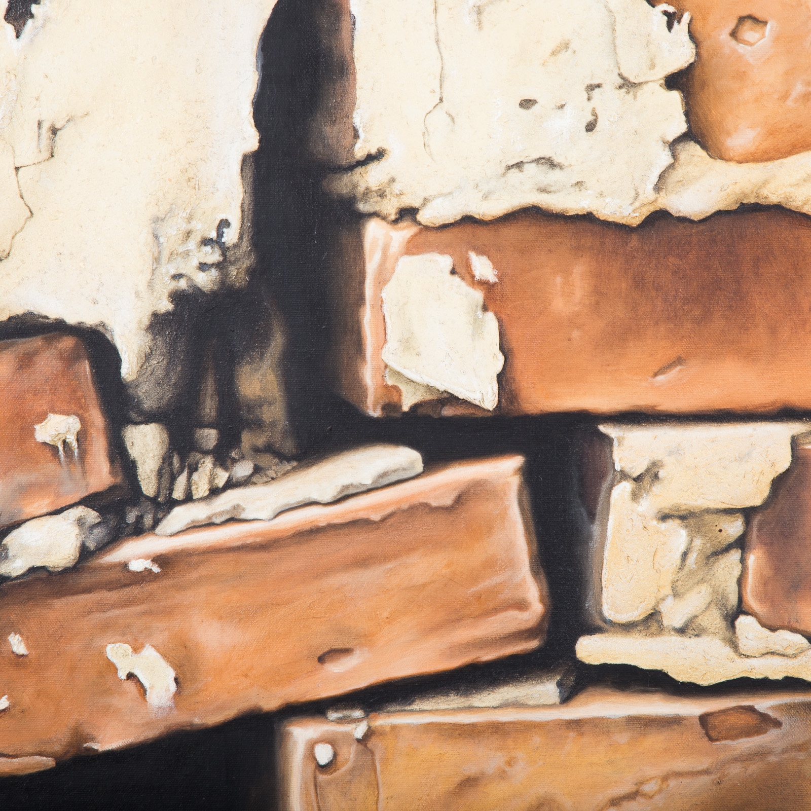 James W. Voshell | Broken Bricks with Mortar (1978) | MutualArt