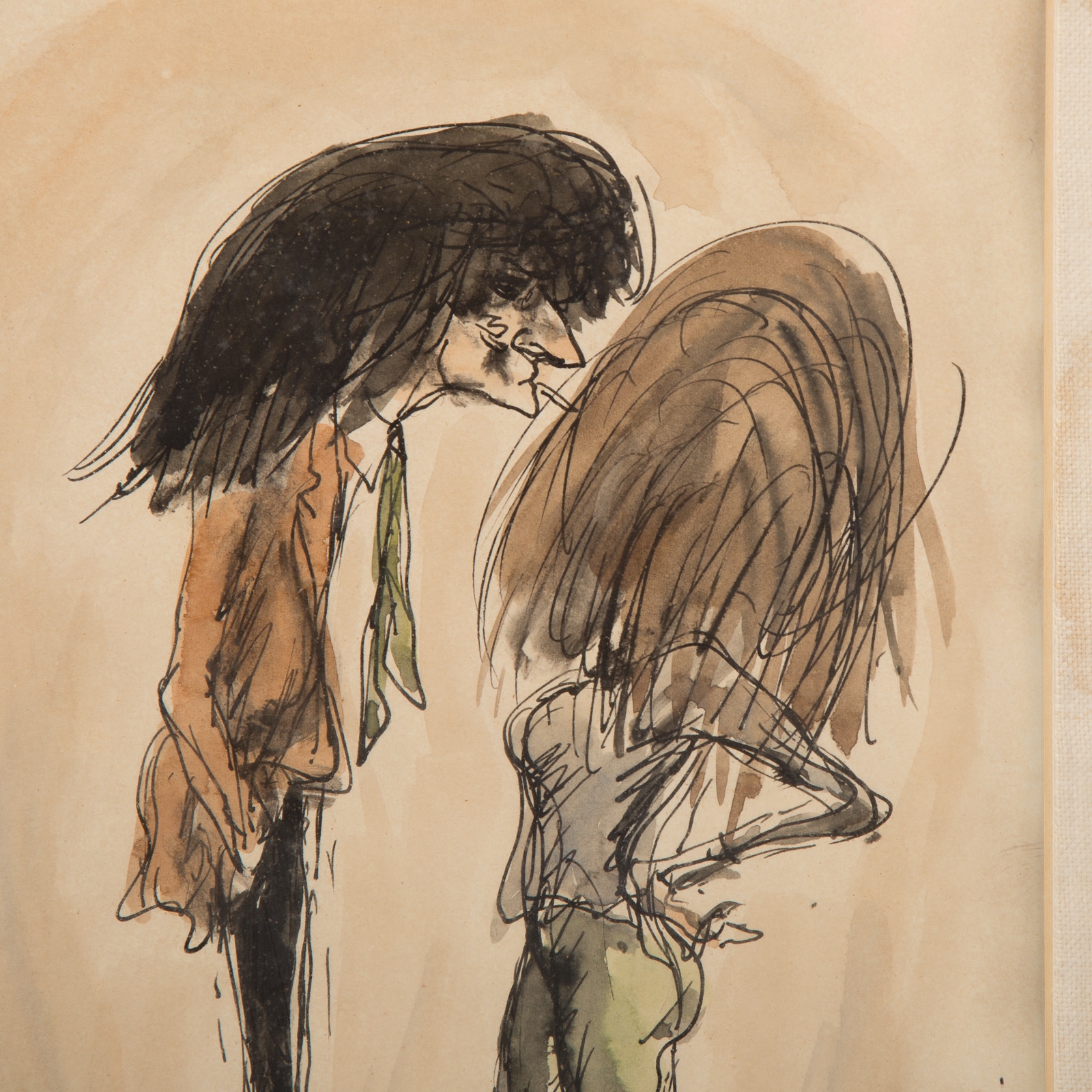 Aaron Sopher | Beatnik Couple | MutualArt