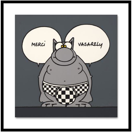 Philippe Geluck | Merci Vasarely (2016) | MutualArt