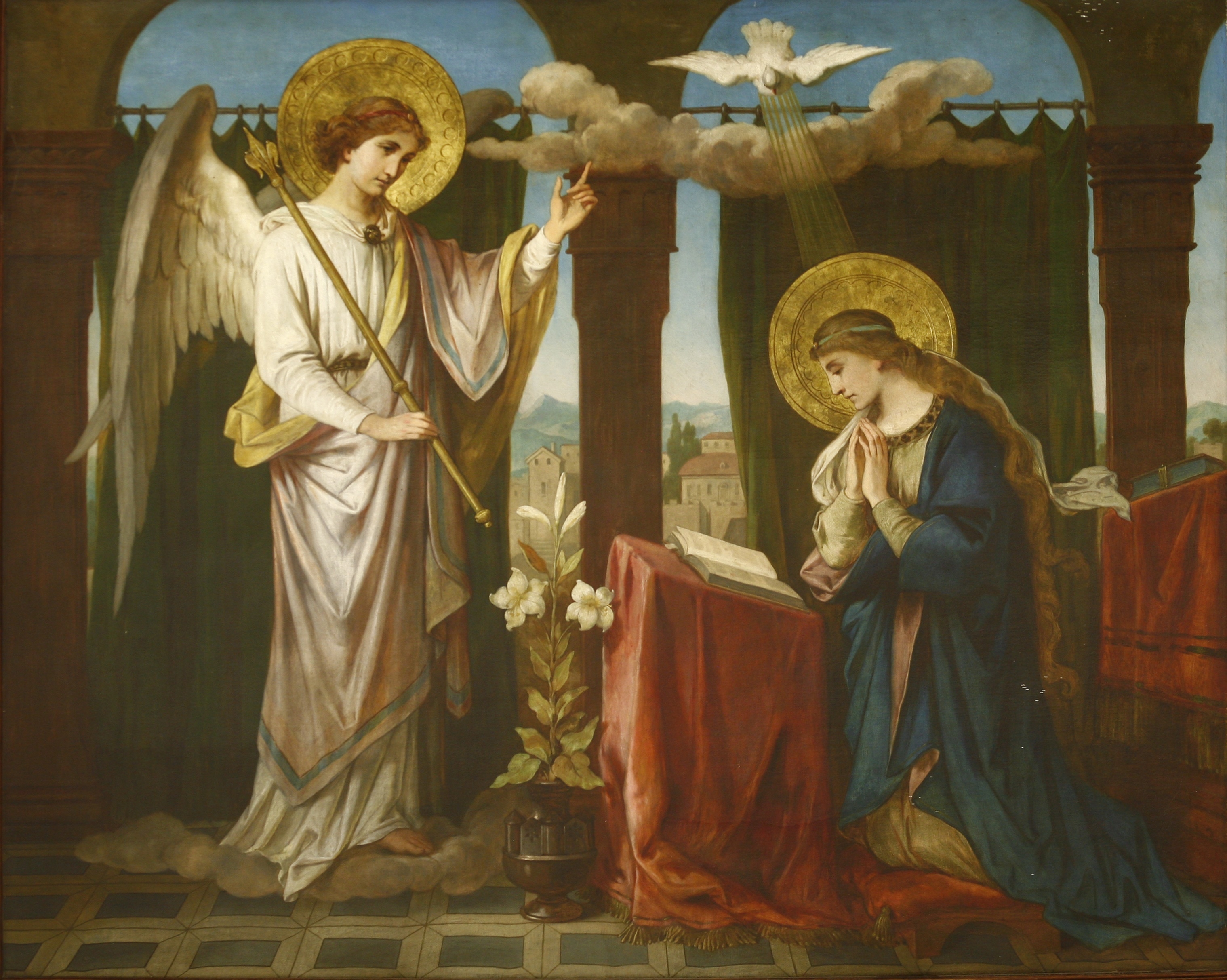Edward Burne-Jones | THE ANNUNCIATION | MutualArt
