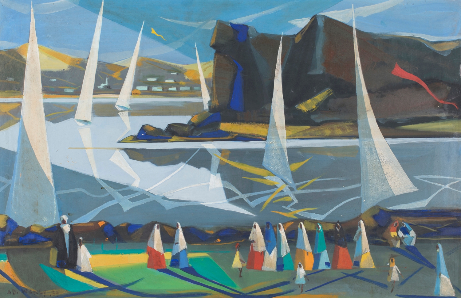 Seif Wanly | The Hegira (1959) | MutualArt