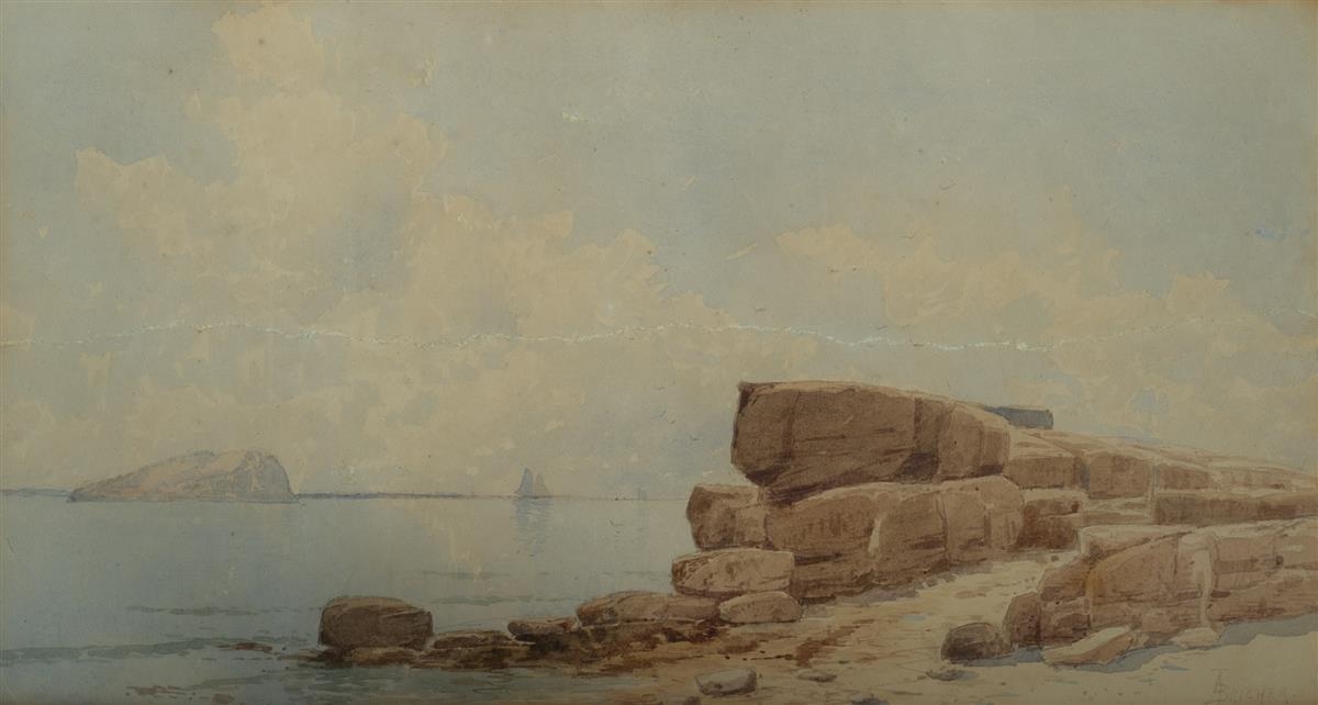 Alfred Thompson Bricher | Rocky Coastal Scene | MutualArt