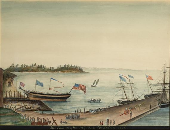 George Ropes | Launch of the Ship Fame | MutualArt
