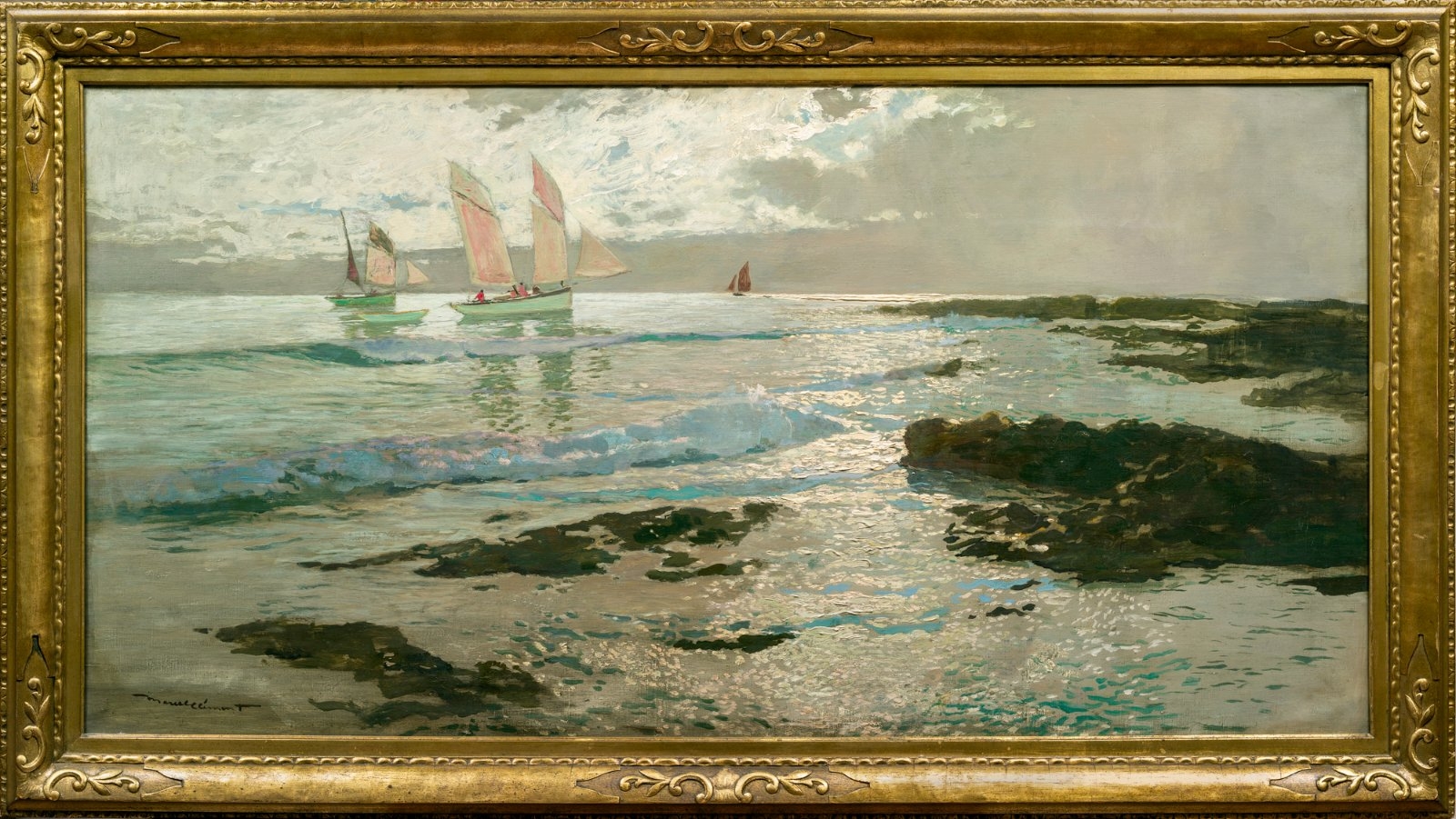 Amédée Julien Marcel-Clément | Les nuages à Saint Malo | MutualArt