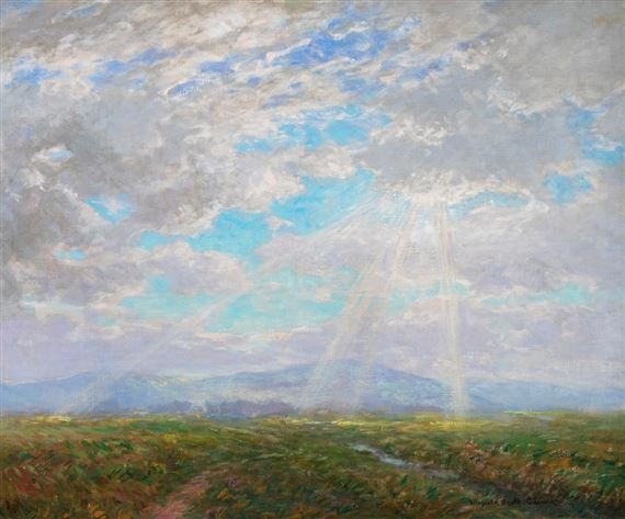 Winfield Scott Clime | Sunlit landscape | MutualArt