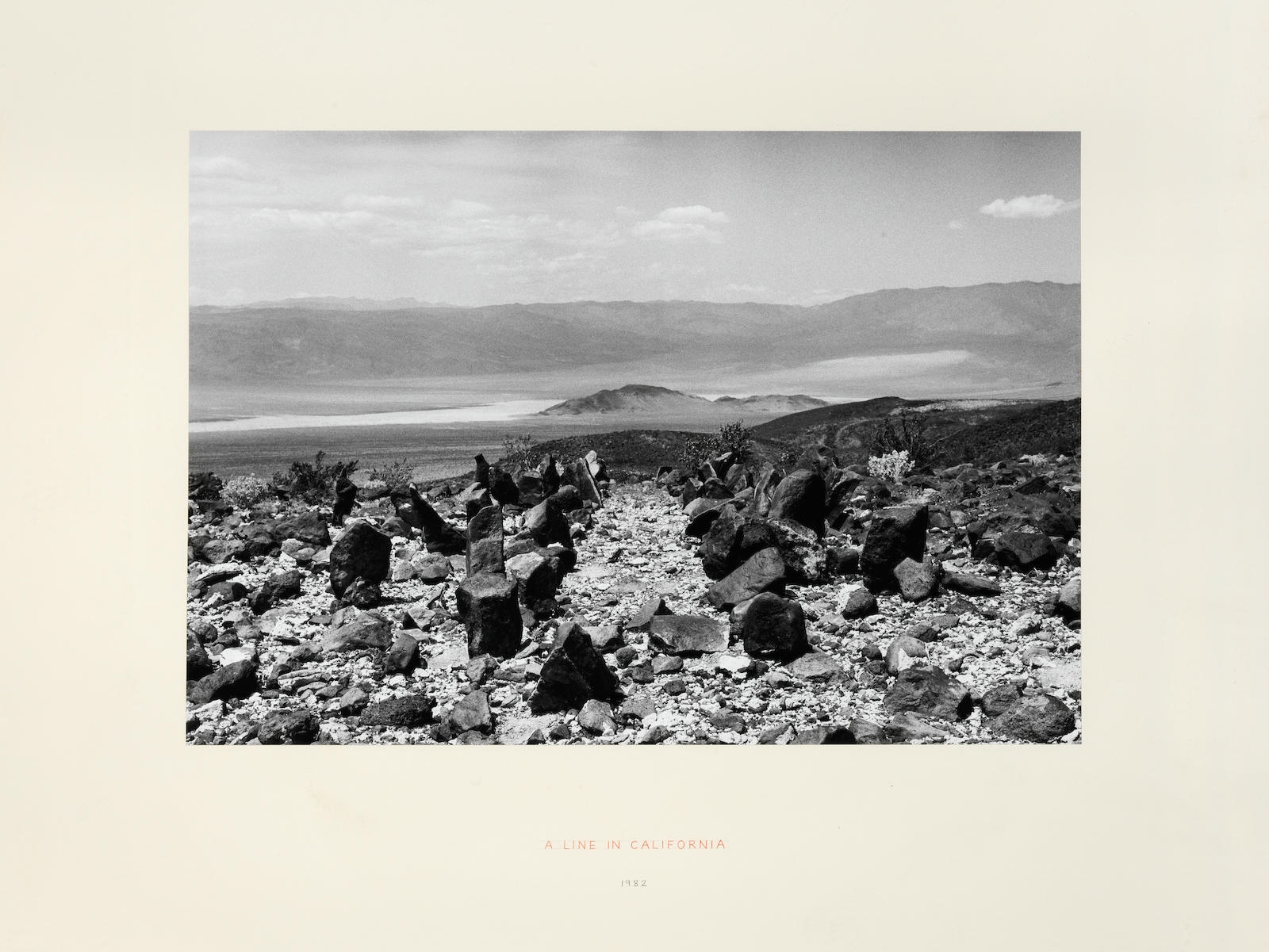 Richard Long | A line in California | MutualArt