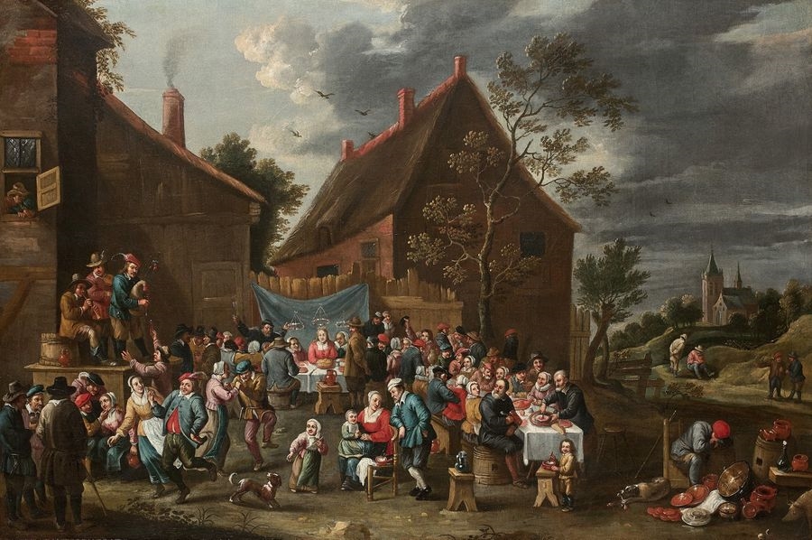 French School, 18th Century | Les noces au village | MutualArt