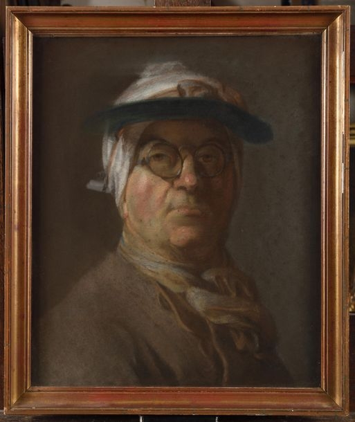 Jean Siméon Chardin | Autoportrait dit à l’abat-jour vert, dit aussi L ...