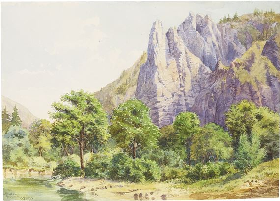 Lindsay Eric Smith | AN ALBUM OF WATERCOLOUR LANDSCAPES AND FIGURE ...