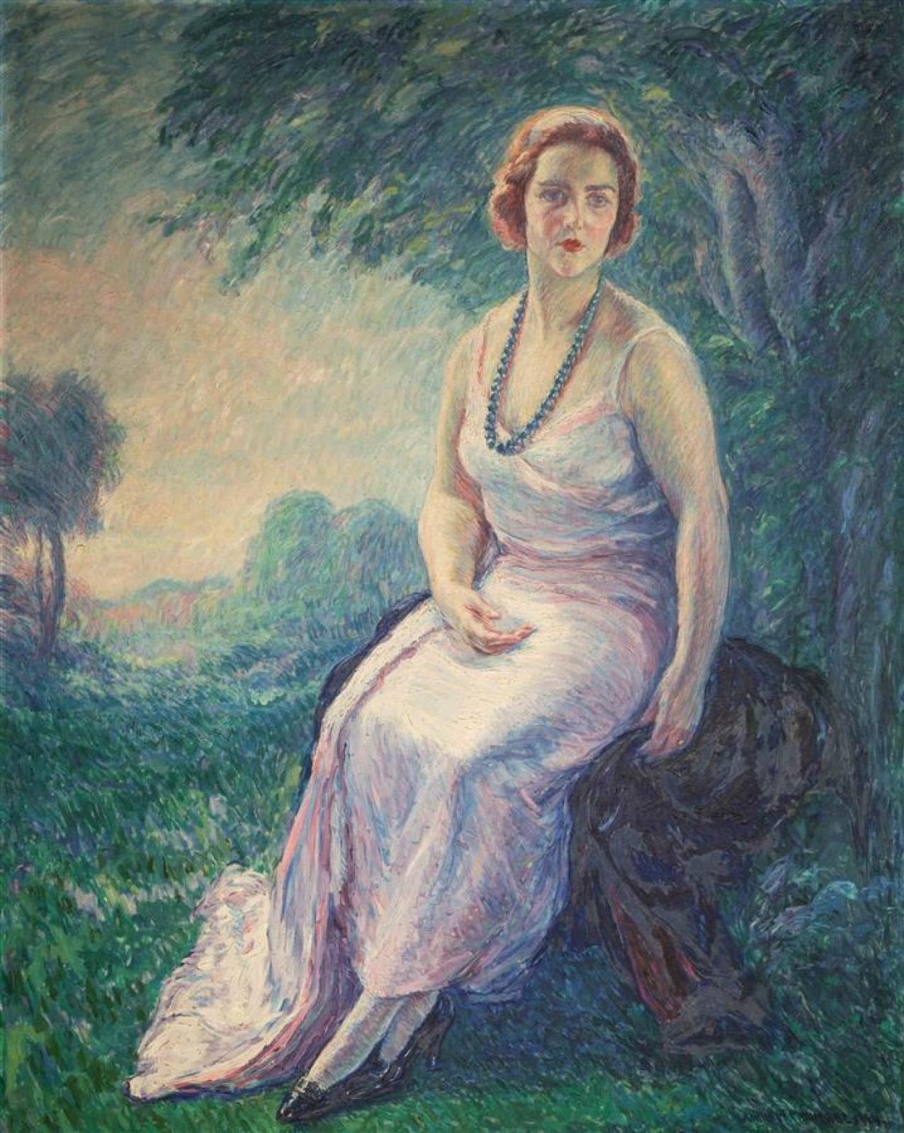 William Malherbe | Portrait de Mme Caroline LEBOVICI (1924) | MutualArt