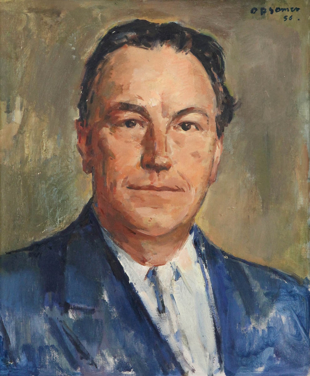 Isidore Opsomer | Portrait of Lode Craeybeckx (1956) | MutualArt