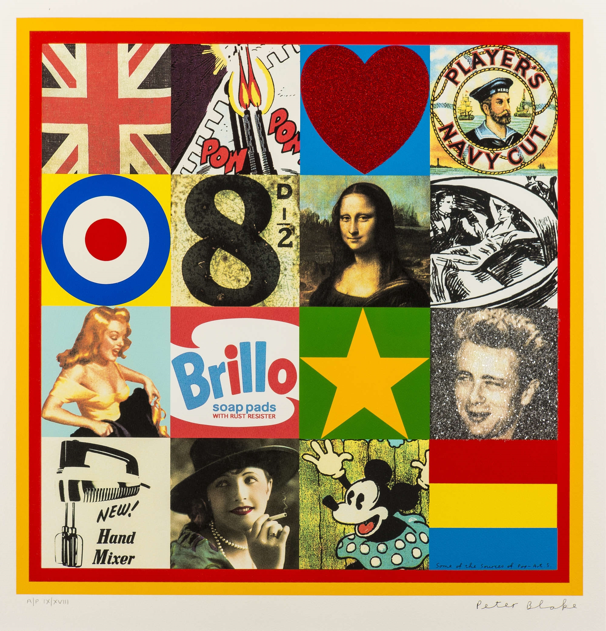 Peter Blake | Sources of Pop Art V (2007) | MutualArt