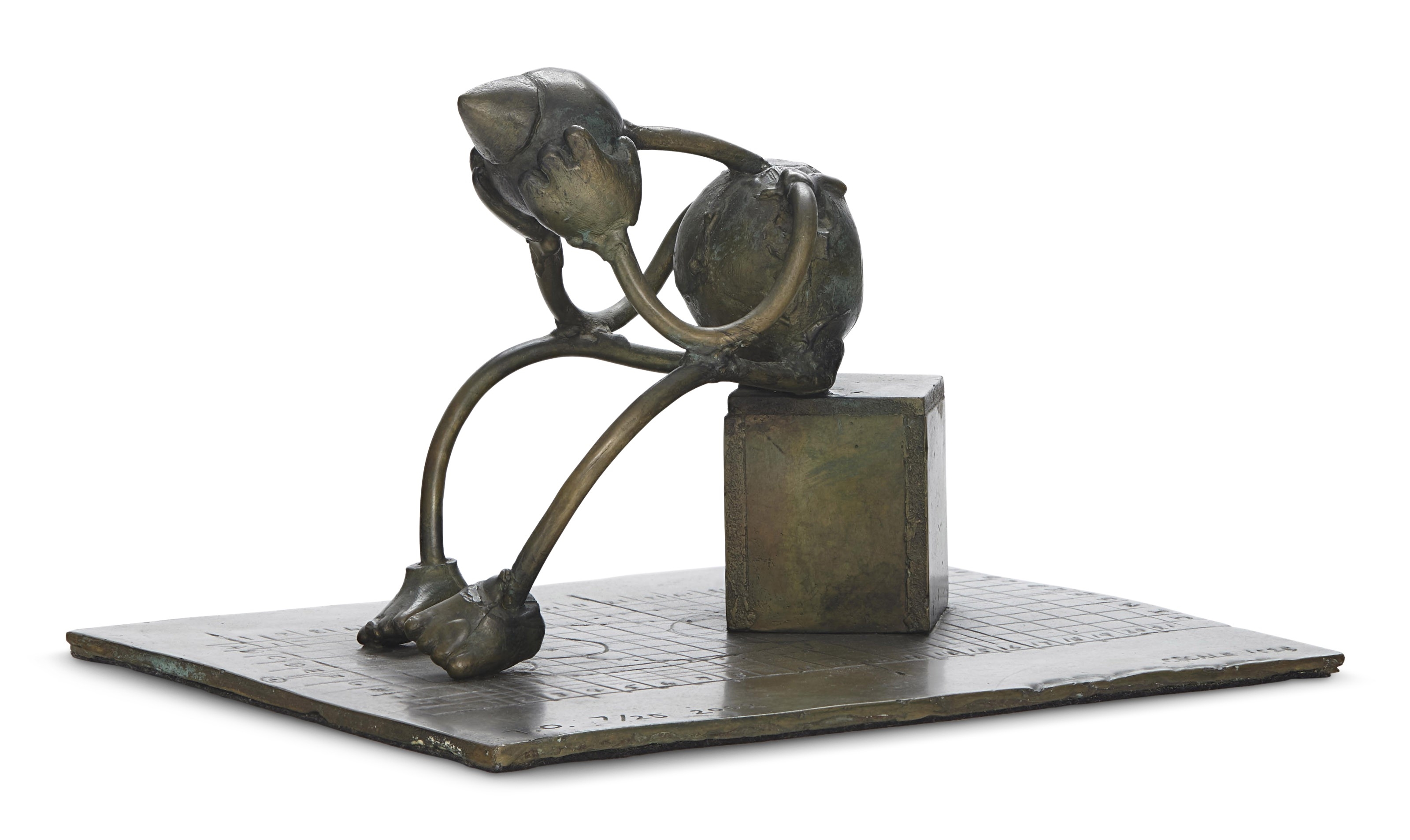 Tom Otterness | Crying Giant Maquette | MutualArt