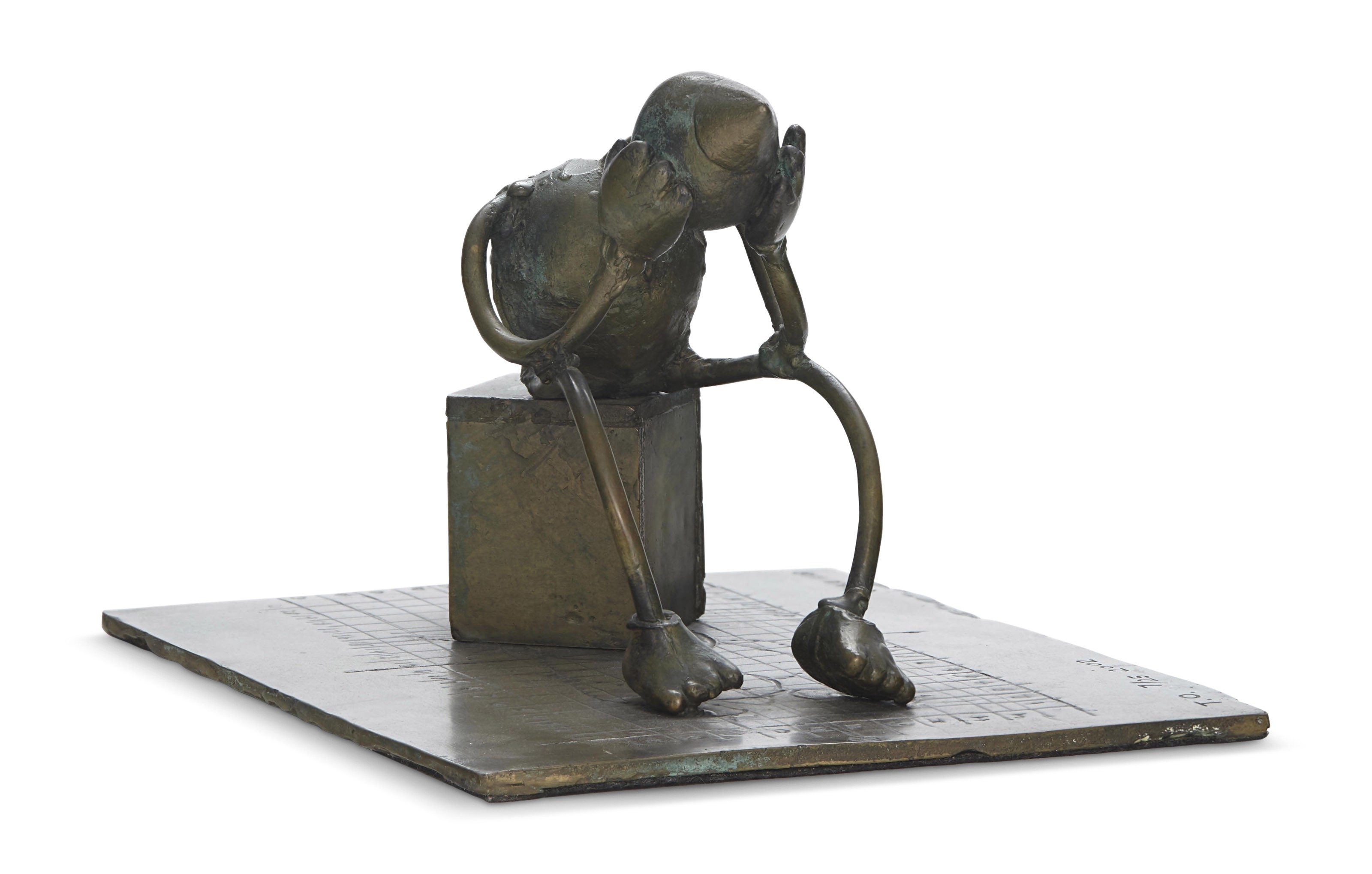 Tom Otterness | Crying Giant Maquette | MutualArt