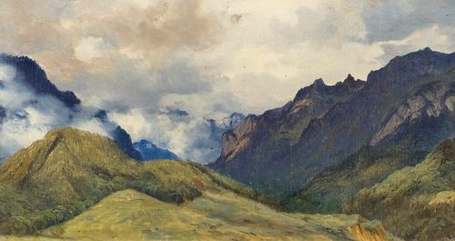 Alexandre Calame | Mountain landscape | MutualArt