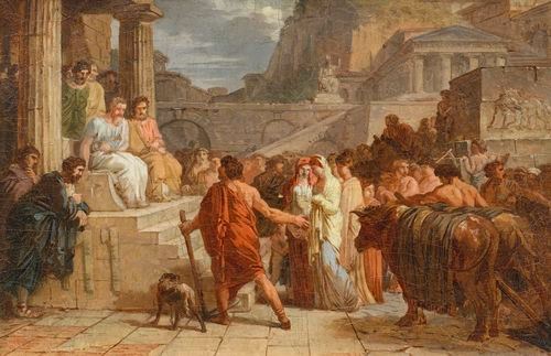 Jean-Pierre de Saint-Ours | Lucius Quinctius Cincinnatus before the ...