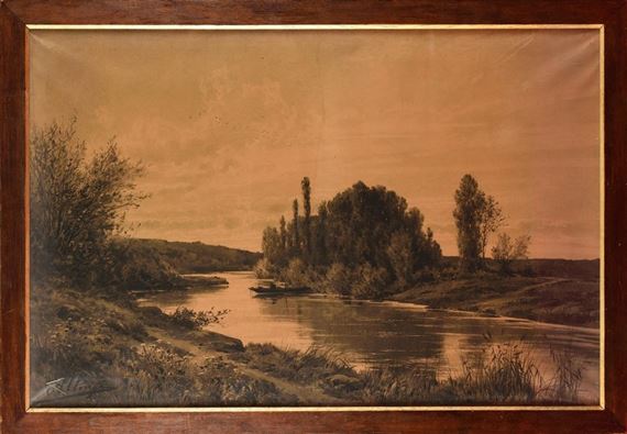 Auguste Allonge | Bord de rivière | MutualArt