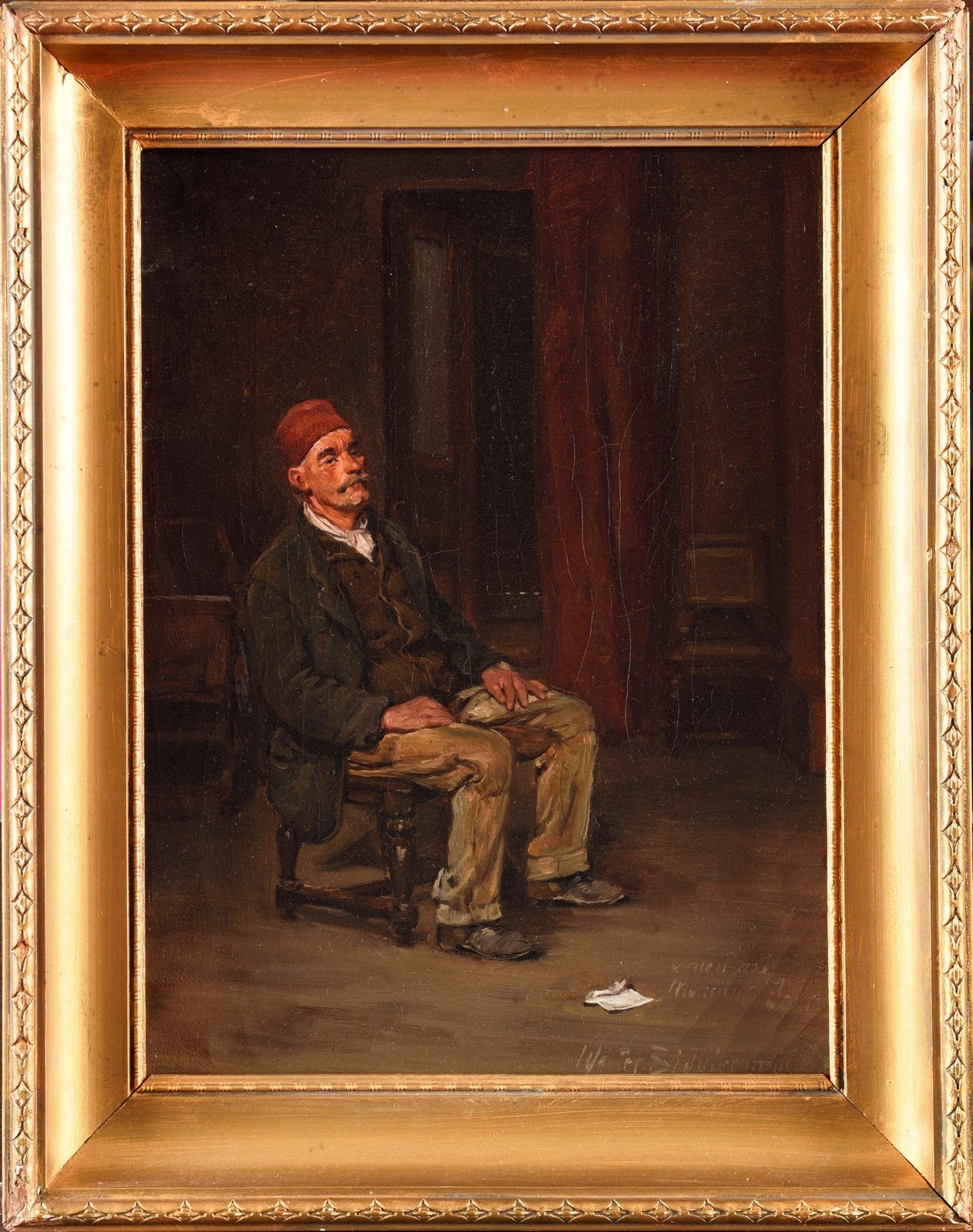 Biddlecombe Walter | Vieil homme à la chechia | MutualArt