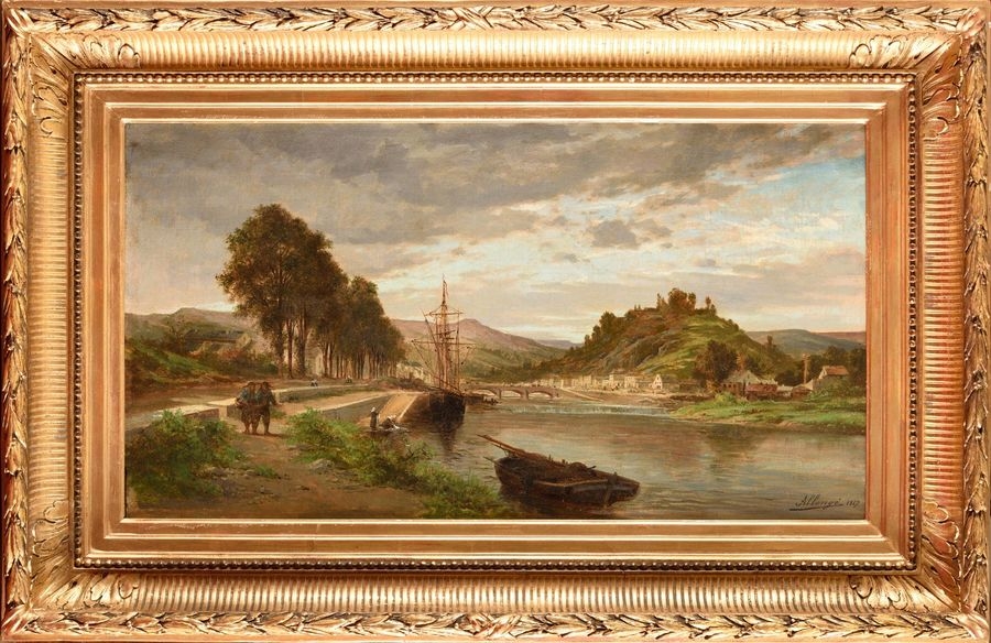 Auguste Allonge | Port-Launay (1867) | MutualArt